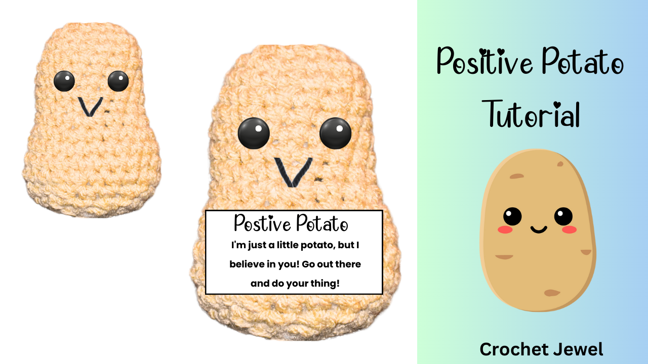 Crochet Positive Potato | AllFreeCrochet.com