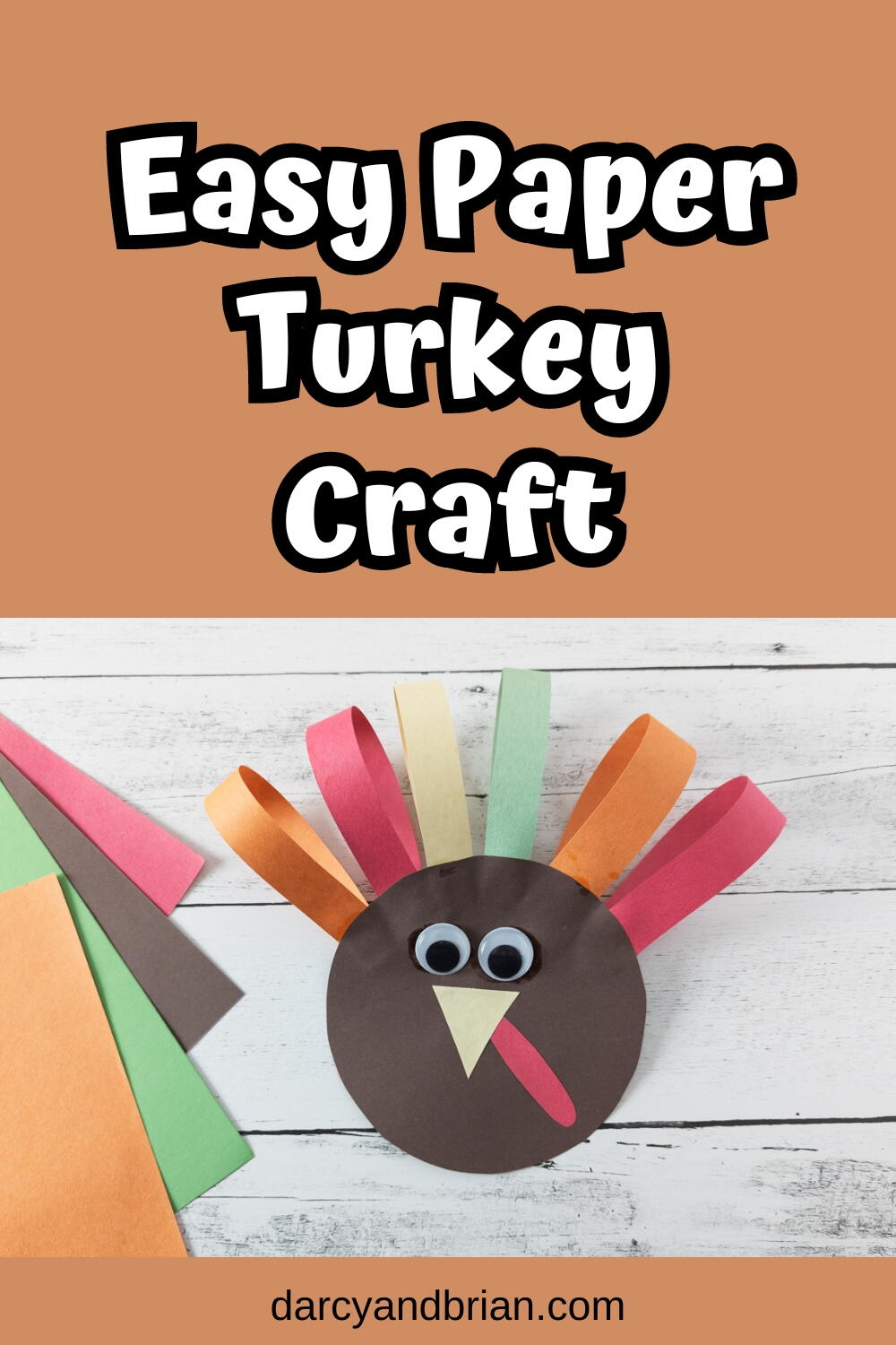 Easy Paper Turkey Craft | AllFreeKidsCrafts.com
