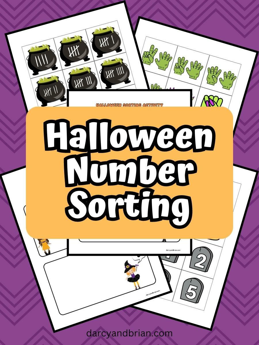 Printable Halloween Sorting Activity: Spooky Fun Sorting Numbers 0-10 ...