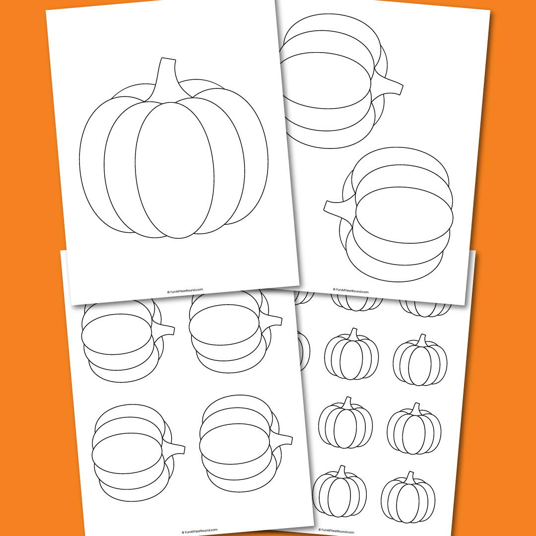 Pumpkin Template | AllFreeHolidayCrafts.com