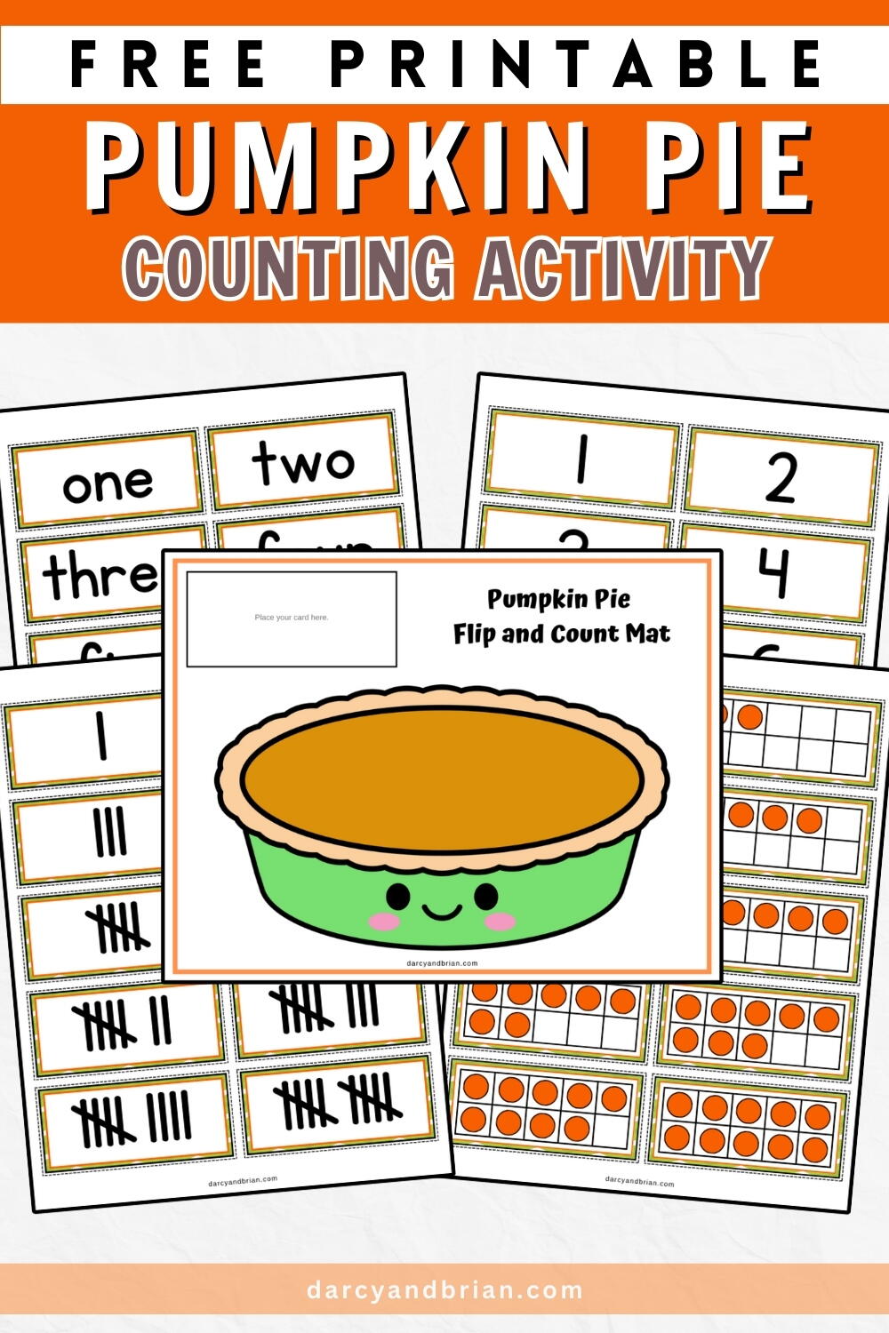 Pumpkin Pie Counting Activity | AllFreeKidsCrafts.com