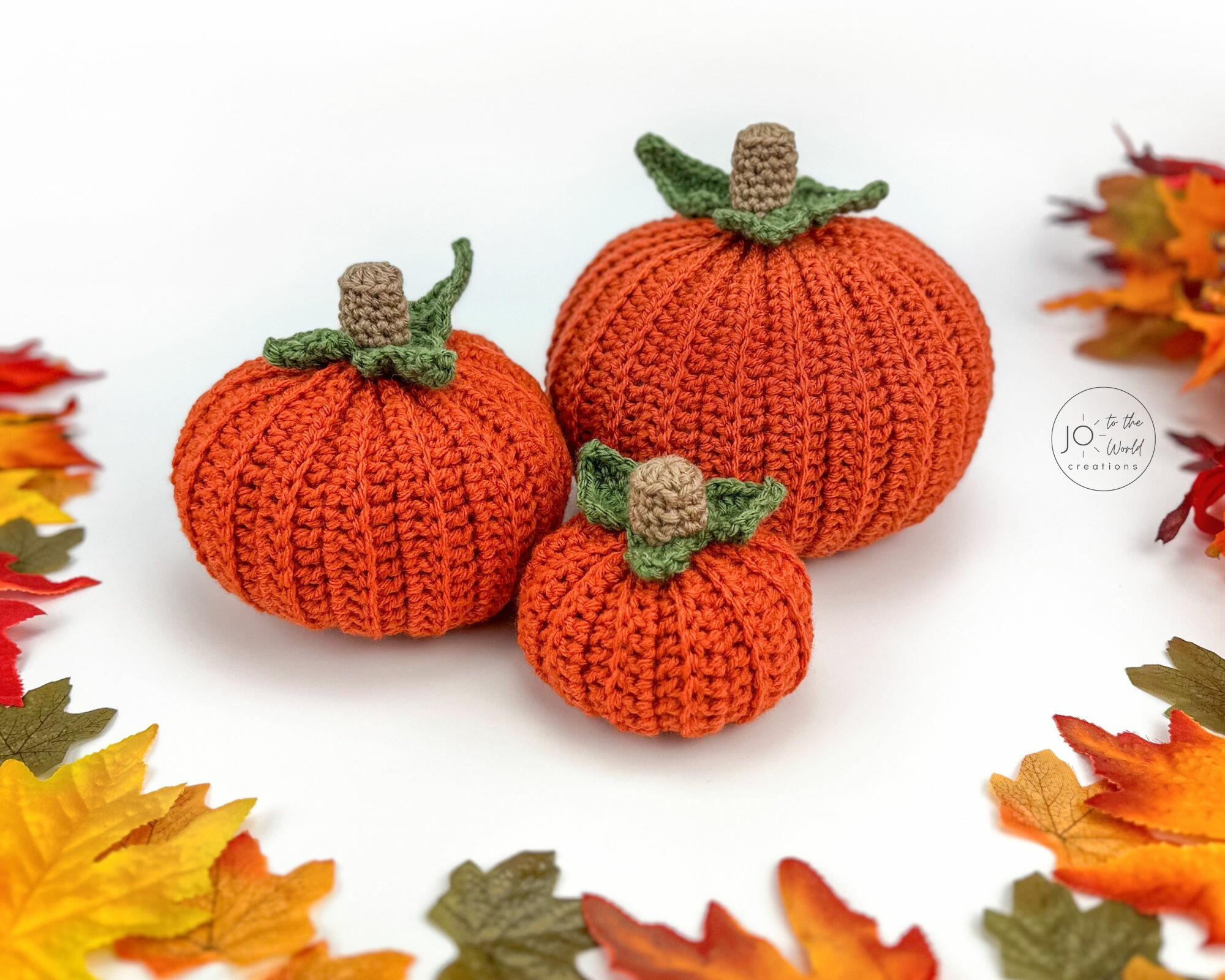Easy Pumpkins Crochet Pattern | AllFreeCrochet.com