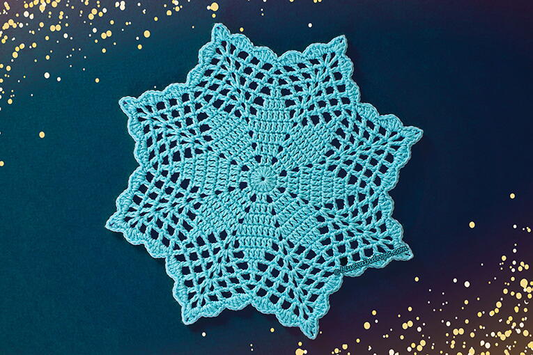 Sparkling Starlight Doily | FaveCrafts.com