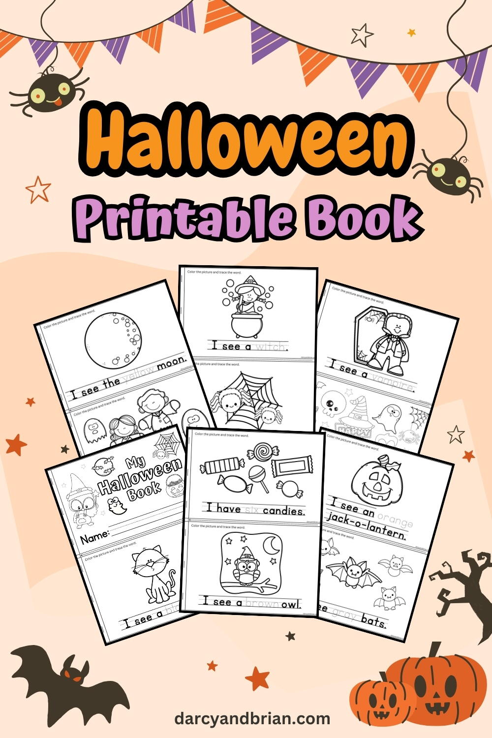Halloween Printable Book | FaveCrafts.com
