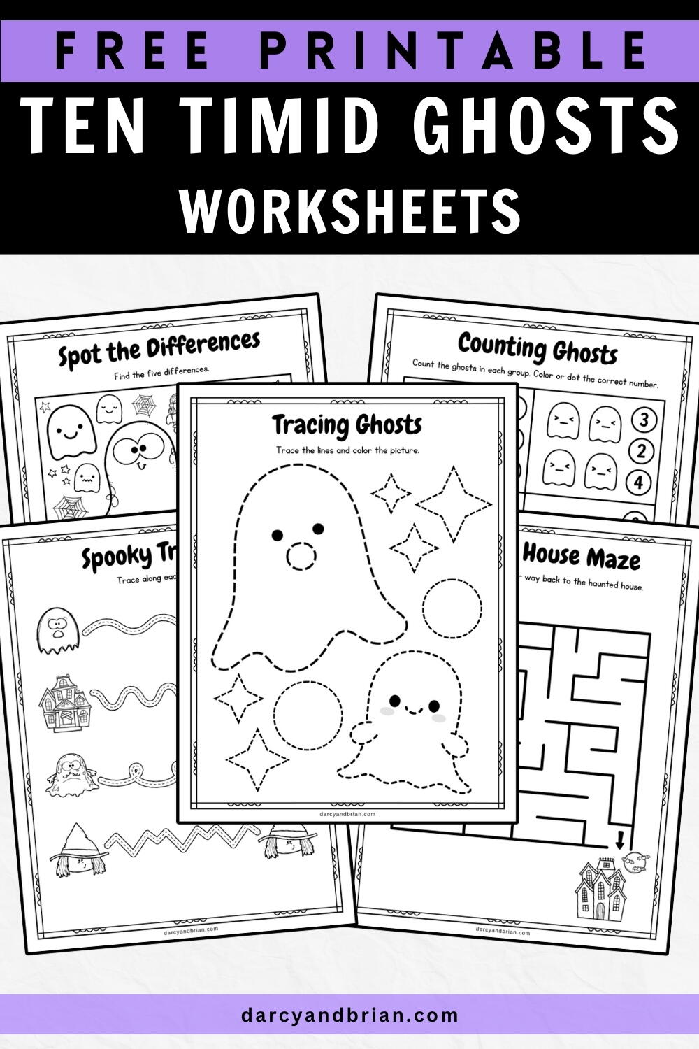 Ten Timid Ghosts Activities | FaveCrafts.com