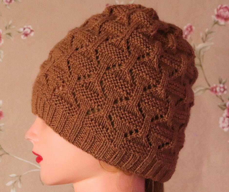 Sunayana Lace Hat Pattern | AllFreeKnitting.com
