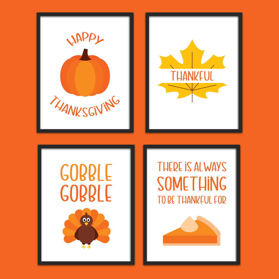 Thanksgiving Wall Art | AllFreeKidsCrafts.com