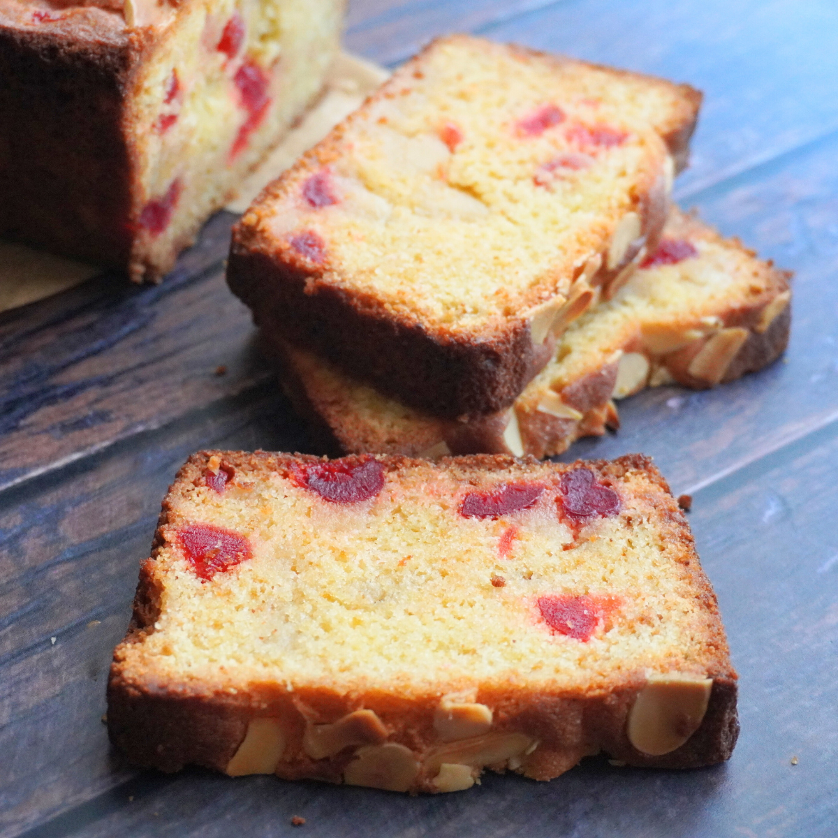 Cherry Marzipan Almond Cake | RecipeLion.com