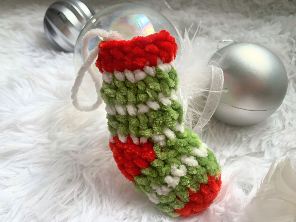 Christmas Stocking Ornament | AllFreeChristmasCrafts.com