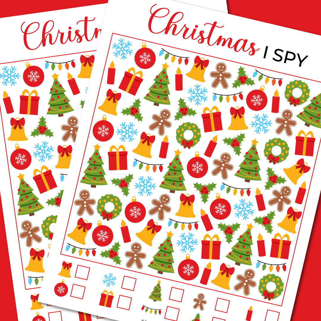 Christmas I Spy | AllFreePaperCrafts.com
