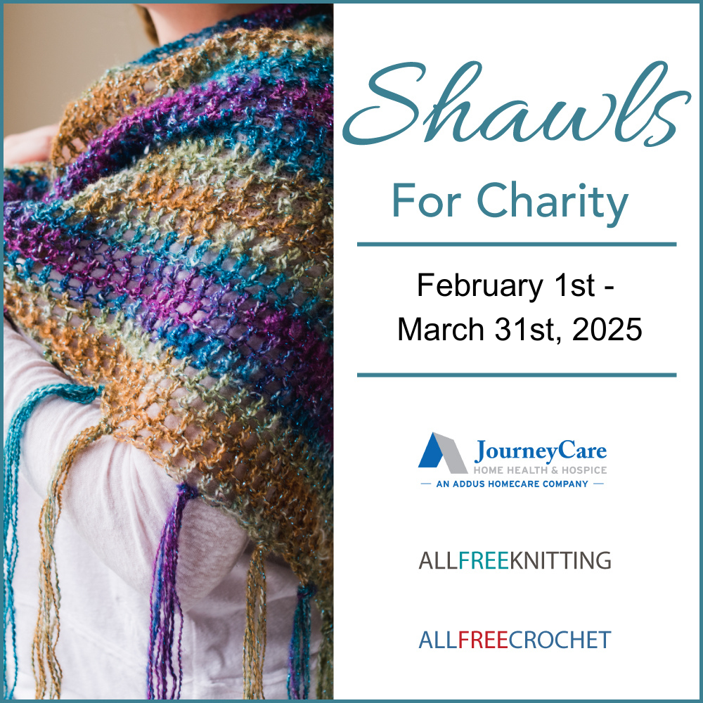 Shawls for Charity Drive 2025 | AllFreeCrochet.com
