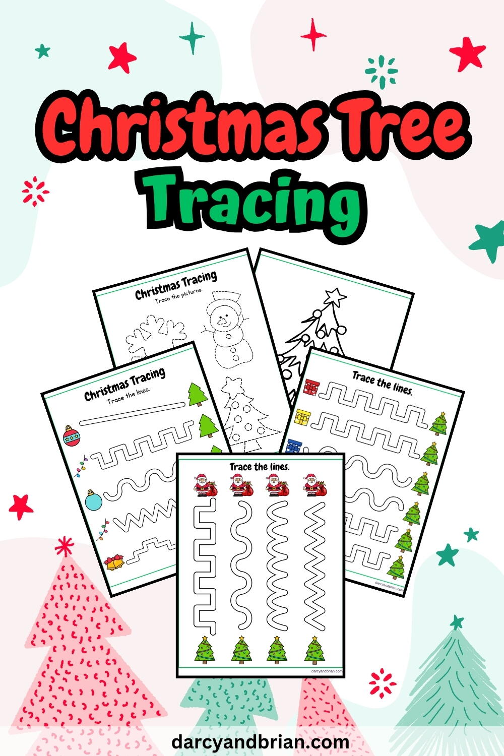 Christmas Tree Tracing | FaveCrafts.com