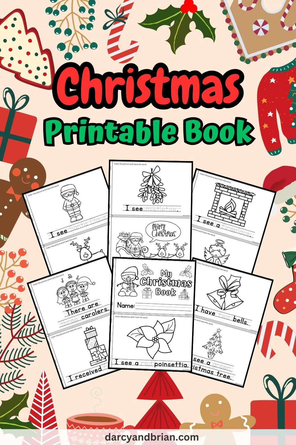Christmas Printable Book | FaveCrafts.com