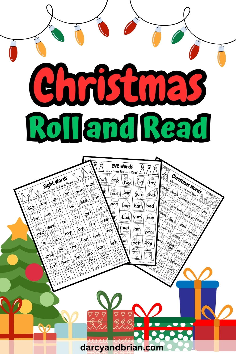 Christmas Roll And Read | AllFreeChristmasCrafts.com