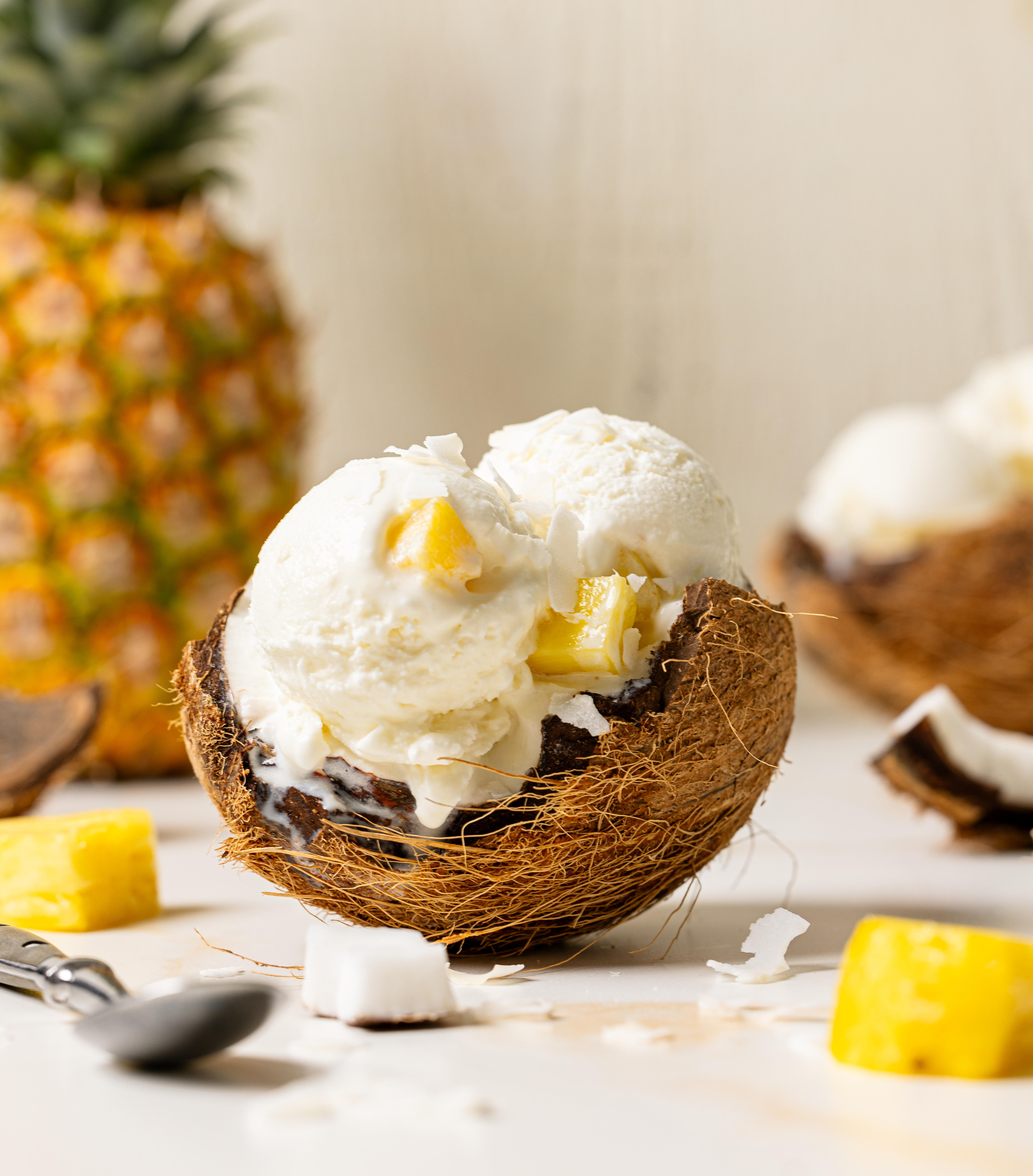 Pina Colada Ice Cream | RecipeLion.com