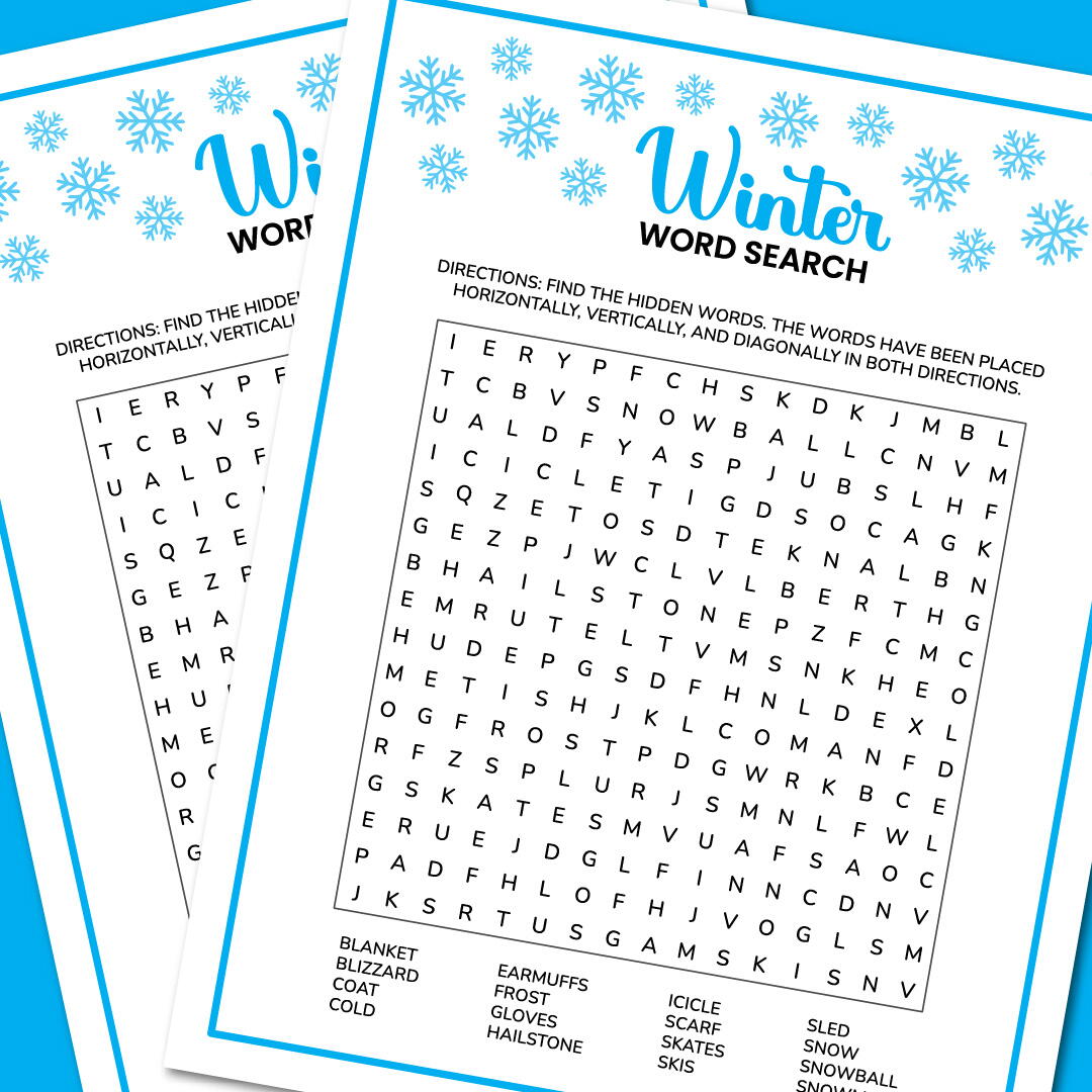 Winter Word Search | FaveCrafts.com