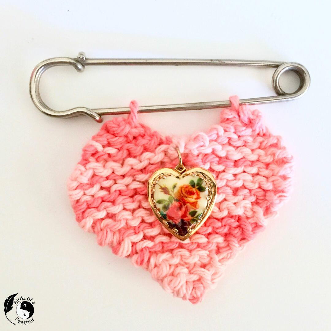 Upcycled Heart Necklace For Valentines | DIYIdeaCenter.com