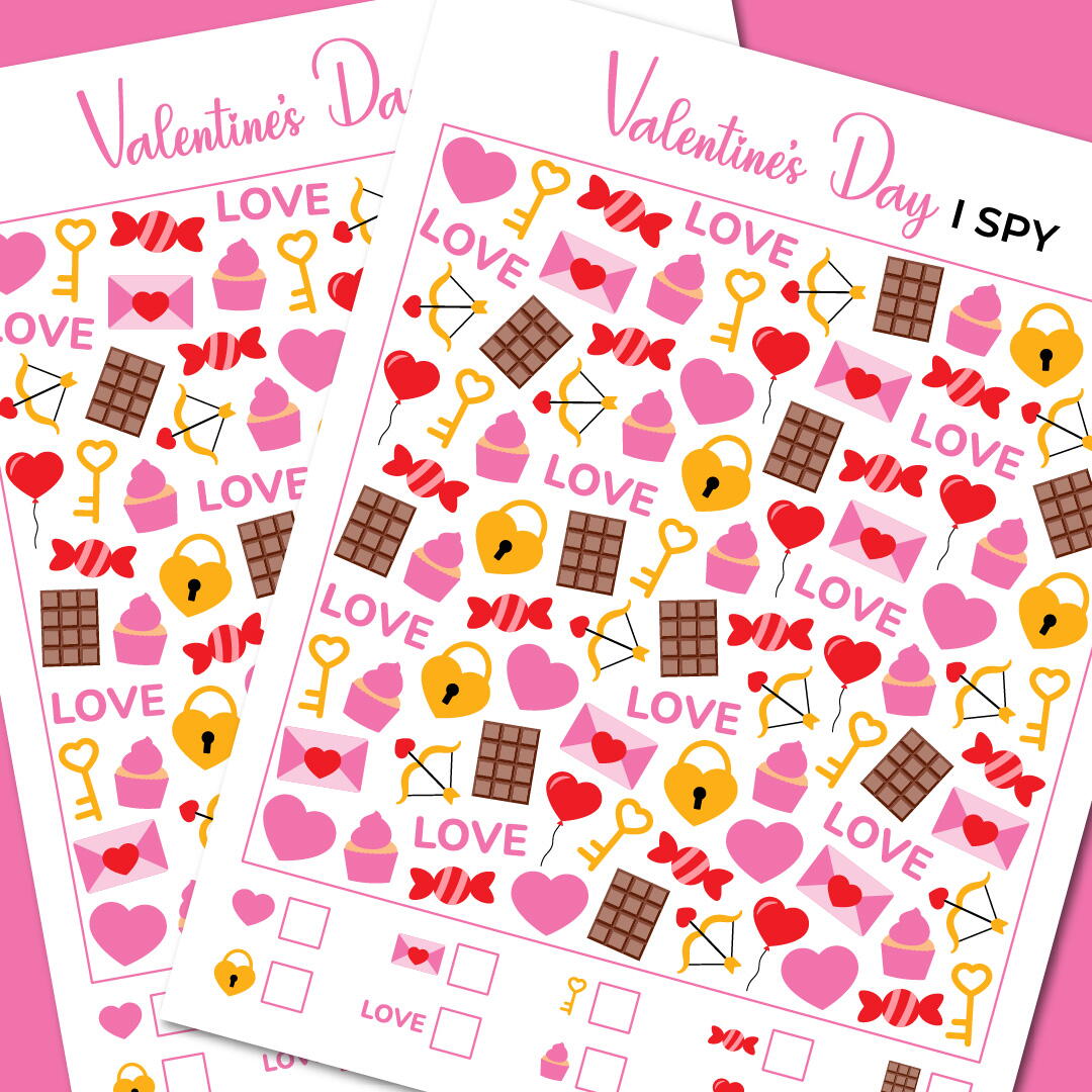 Valentine’s Day I Spy | AllFreePaperCrafts.com