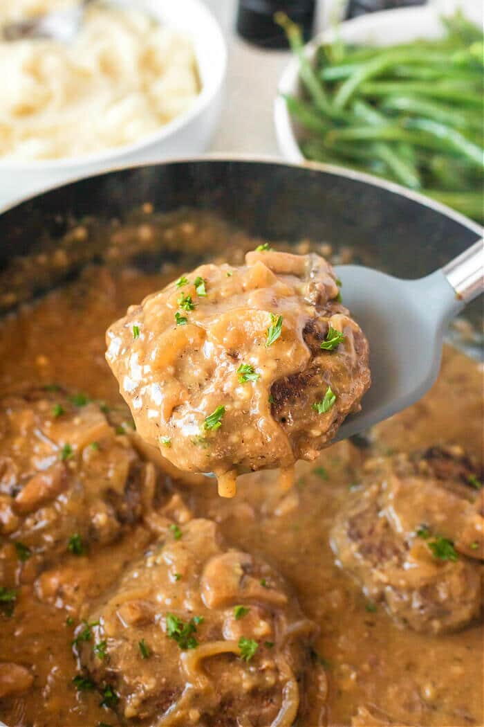 Salisbury Steak | FaveSouthernRecipes.com