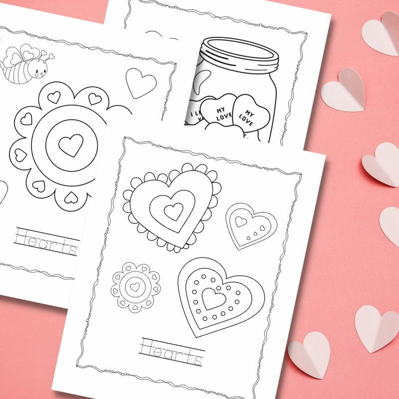Heart Coloring Pages | AllFreeKidsCrafts.com