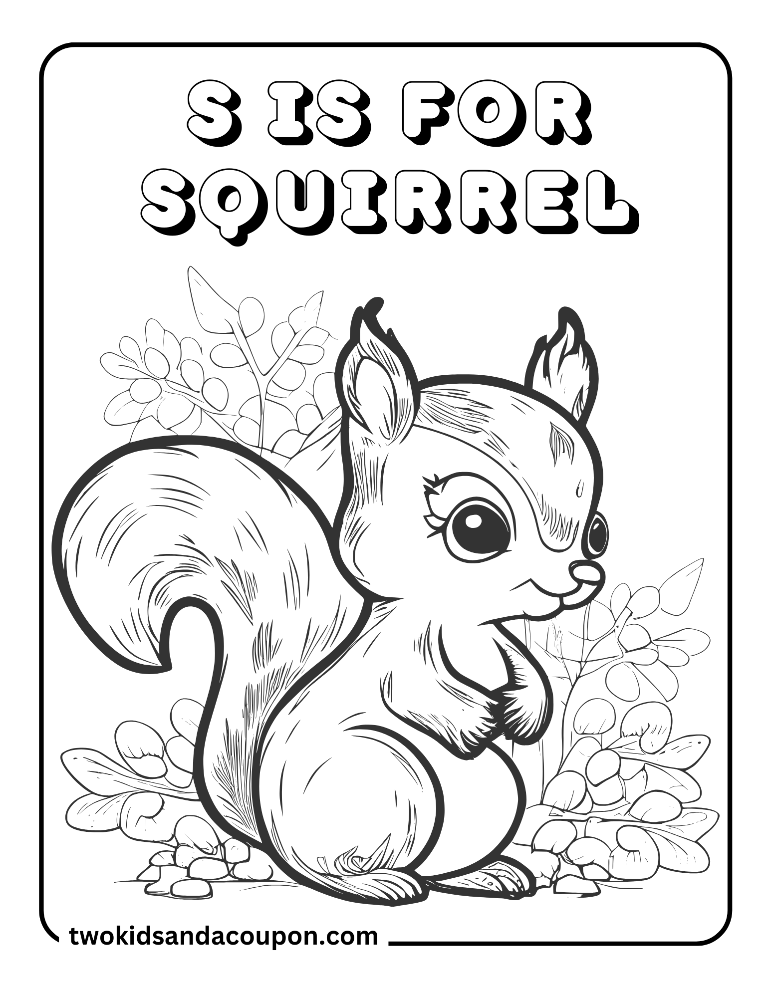 9 Free Printable Squirrel Coloring Pages | FaveCrafts.com
