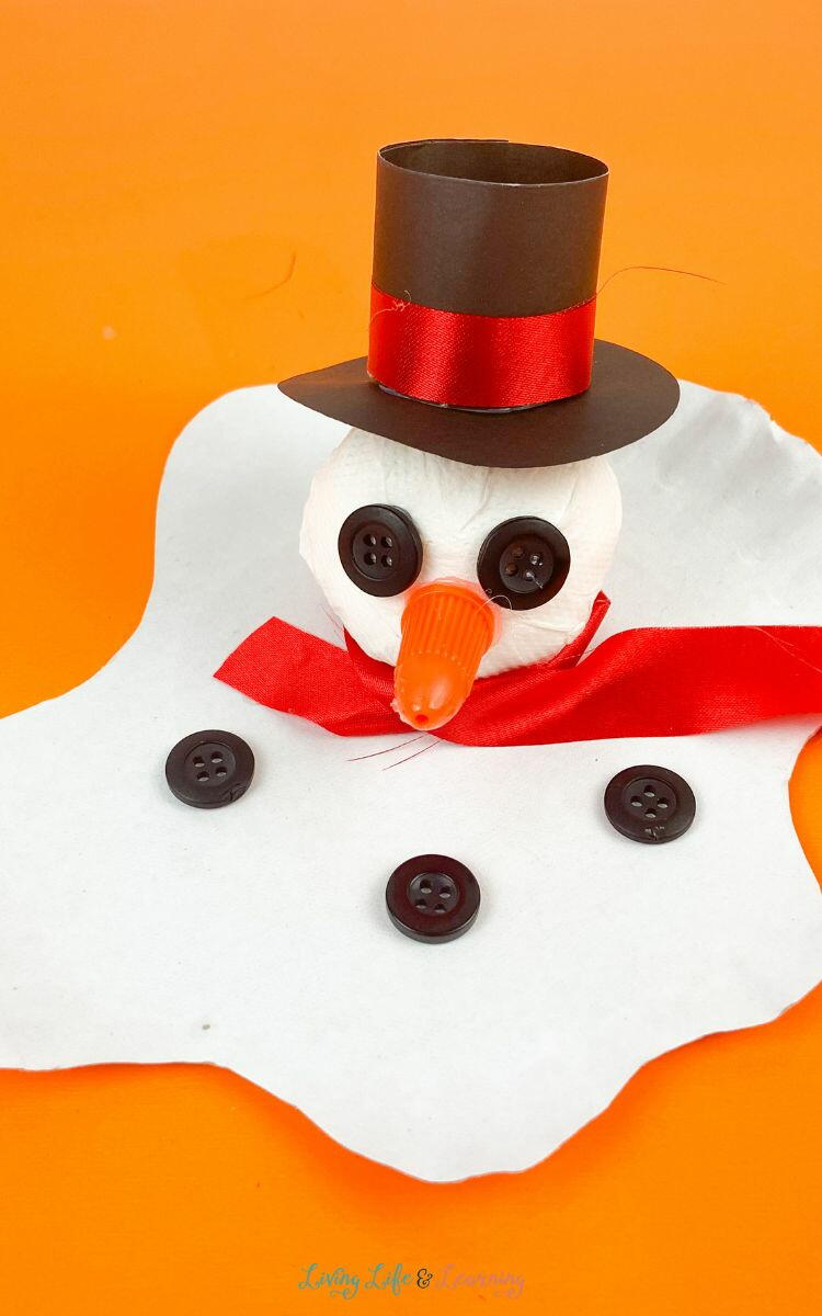Melting Snowman Craft | AllFreeKidsCrafts.com