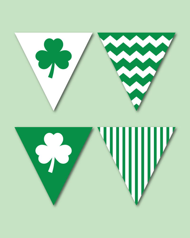 Printable St. Patrick’s Day Bunting | DIYIdeaCenter.com