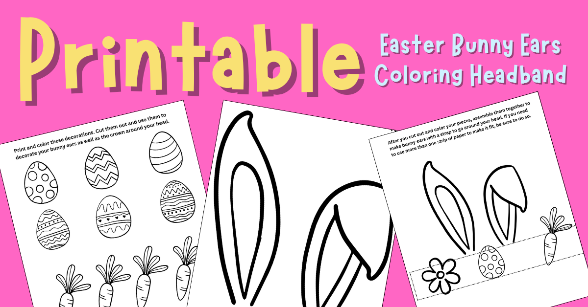 Easter Bunny Ears Headband | AllFreeKidsCrafts.com