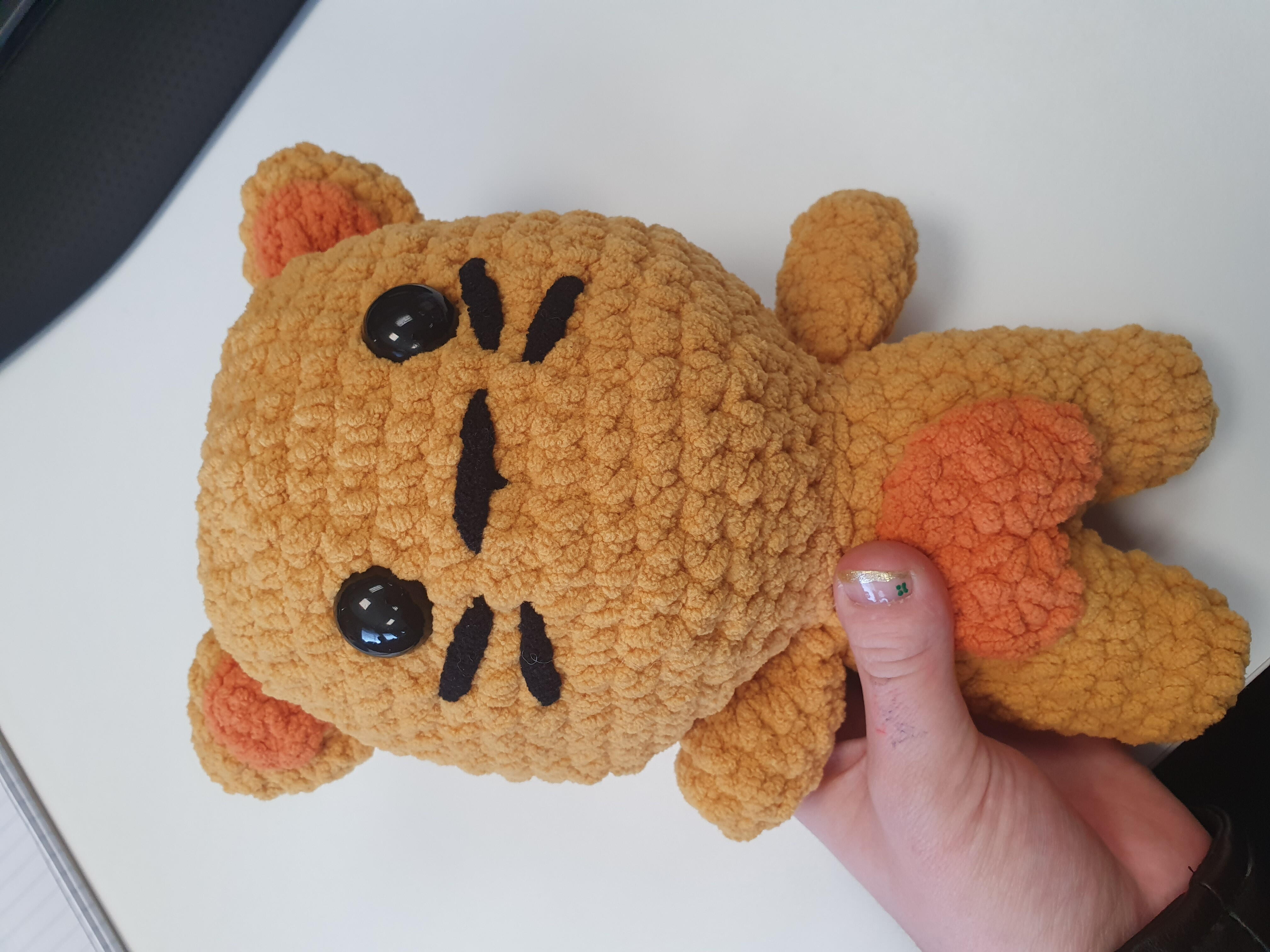 Easy Crochet Cat Plushie Pattern | AllFreeCrochet.com