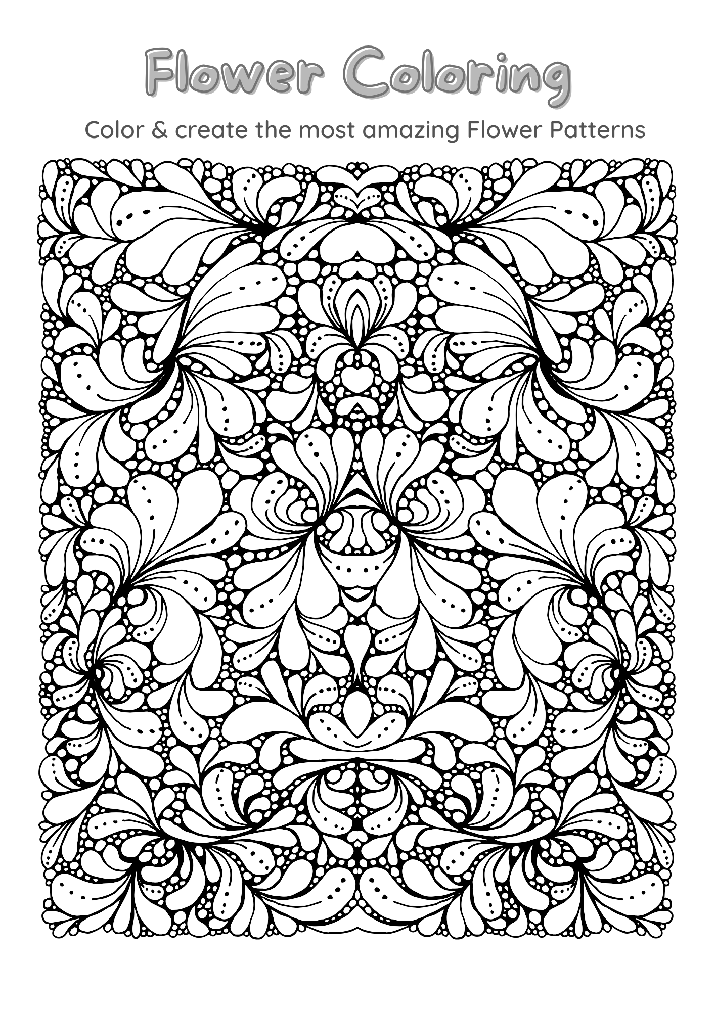 Flower Coloring Pages | FaveCrafts.com