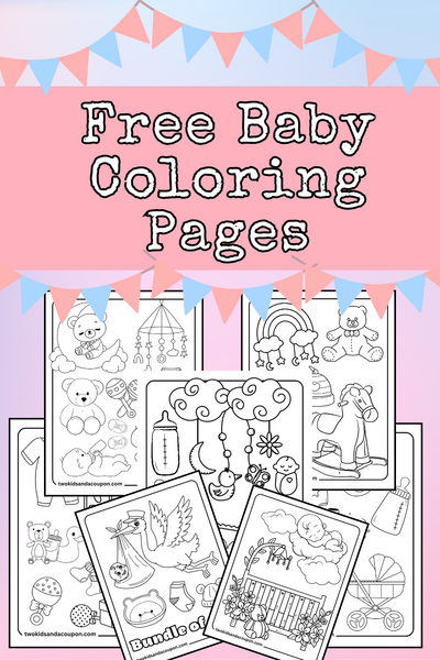 7 Free Printable Baby Coloring Pages | DIYIdeaCenter.com