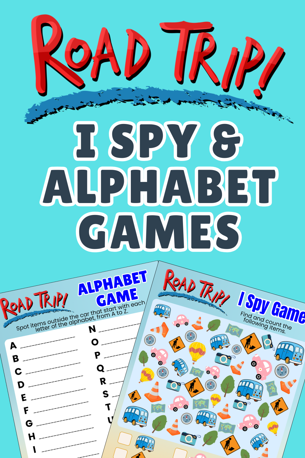 Free Printable Road Trip I Spy And Road Trip A To Z Games ...