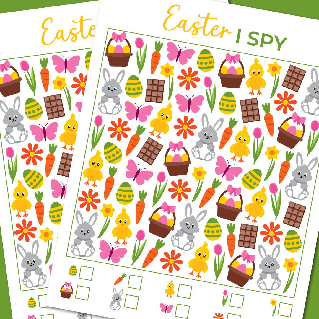 Easter I Spy | AllFreeKidsCrafts.com