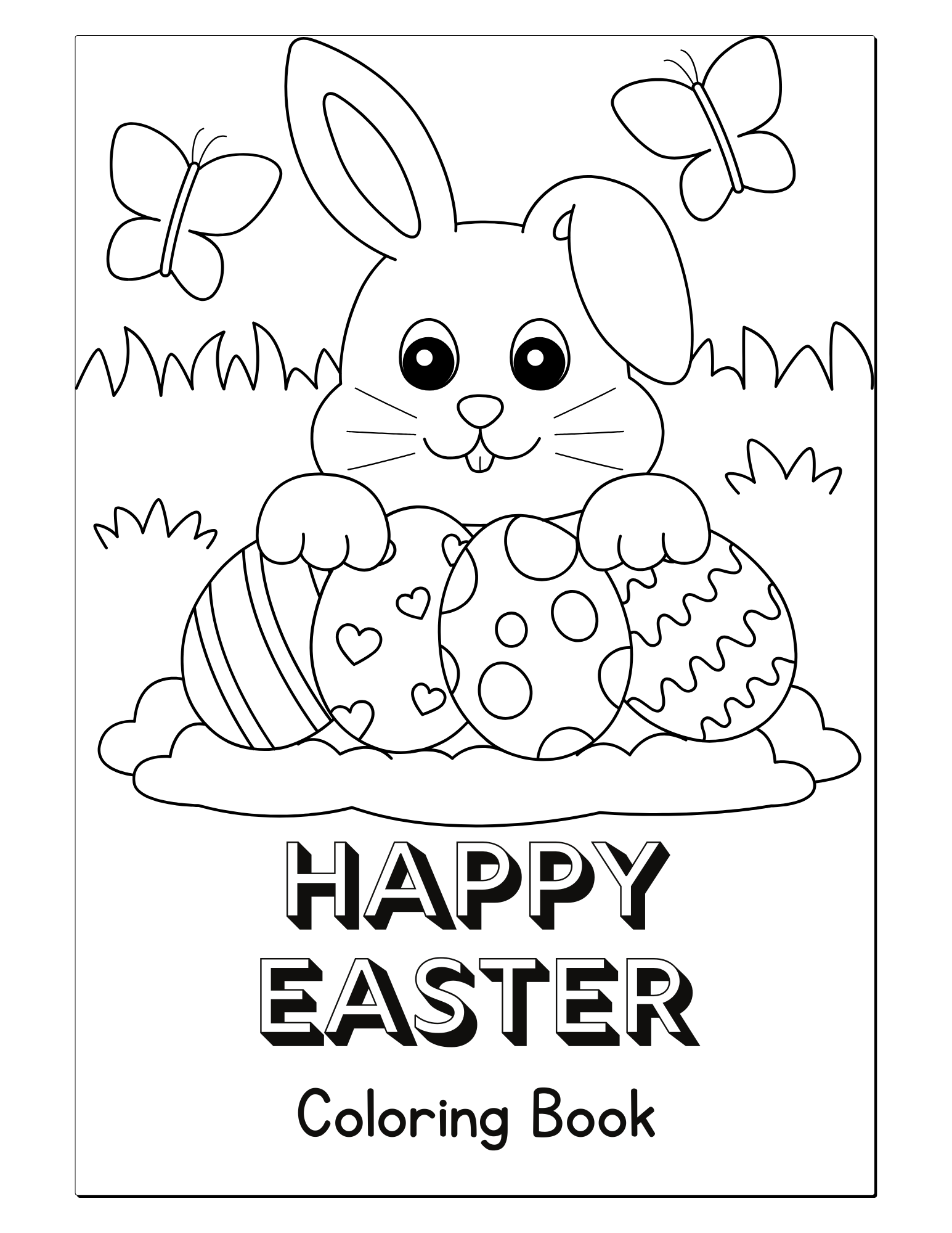 Happy Easter Children's Coloring Book | FaveCrafts.com
