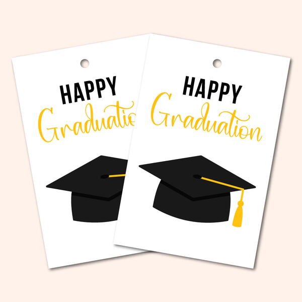 Happy Graduation Gift Tags | DIYIdeaCenter.com