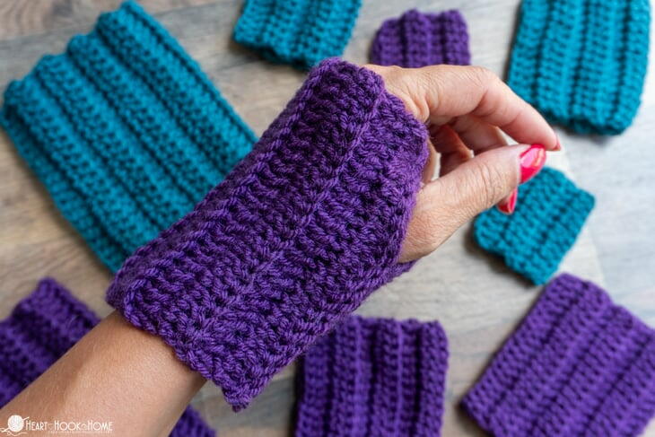 Iv Cover Or Fingerless Gloves | AllFreeCrochet.com