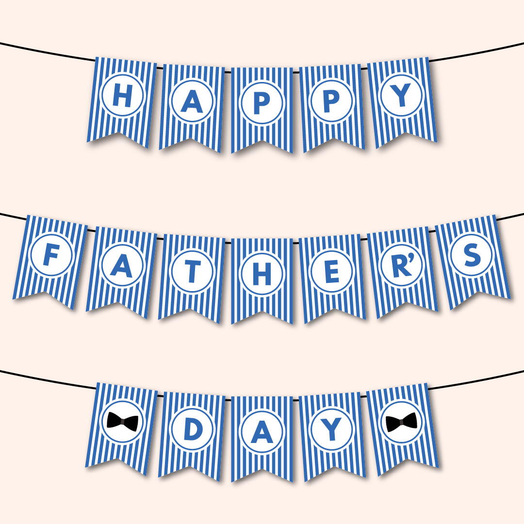 Father’s Day Banner | AllFreePaperCrafts.com