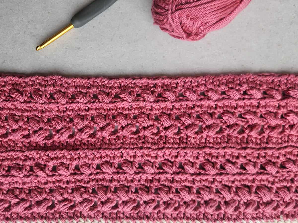 Crochet Puff Stitch Pattern – Drifting Puffs | AllFreeCrochet.com