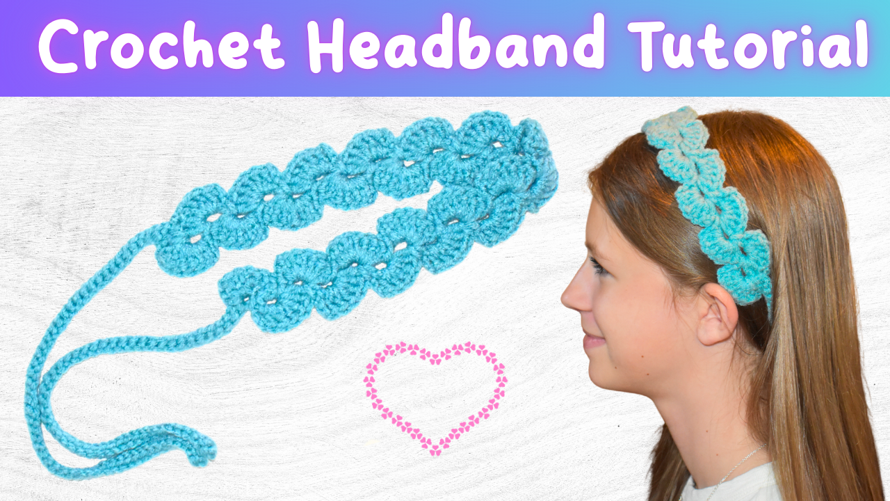 Crochet Shell Headband | FaveCrafts.com