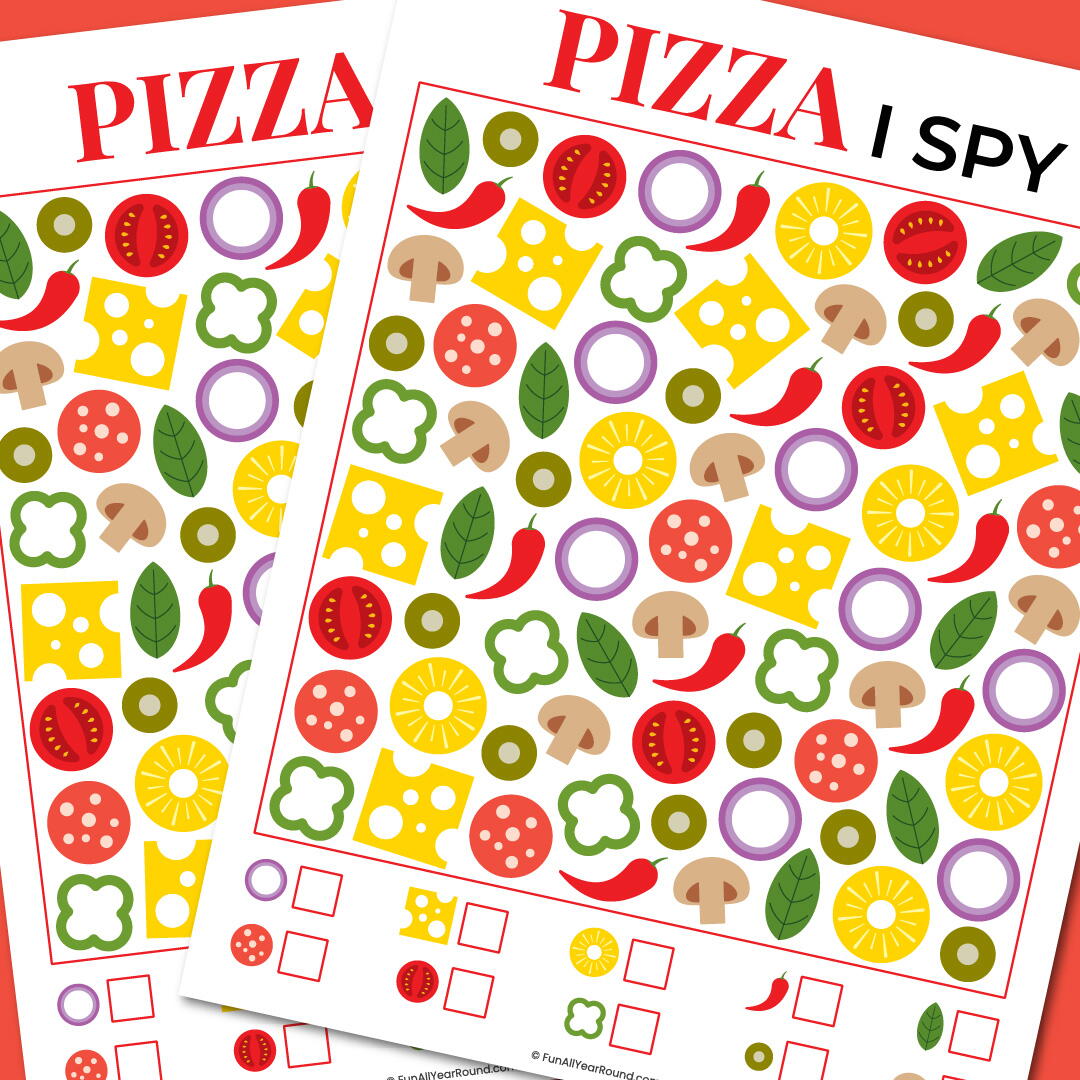 Pizza I Spy | FaveCrafts.com