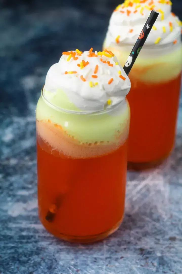 Halloween Candy Corn Punch | RecipeLion.com