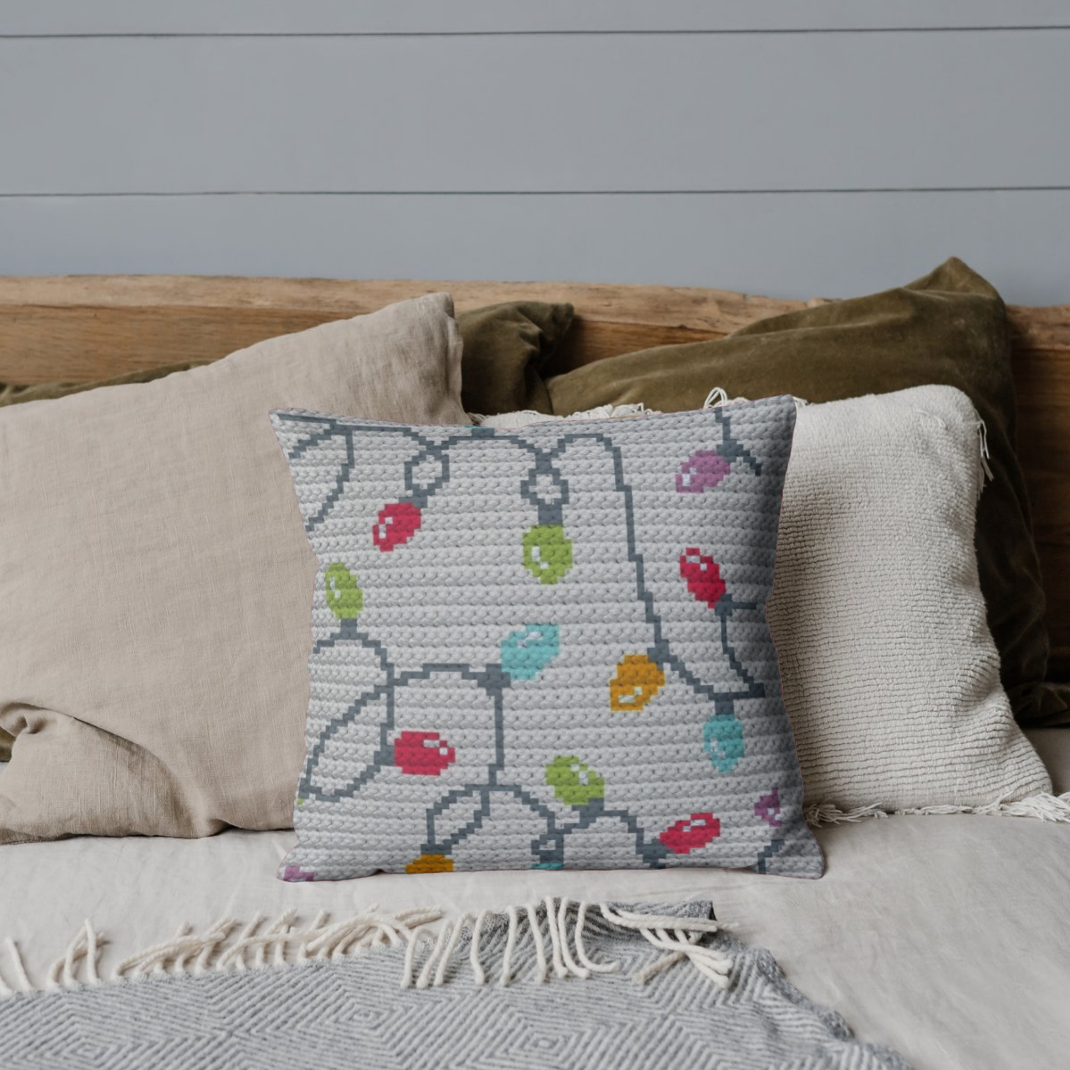 Christmas Lights Graph | AllFreeCrochet.com