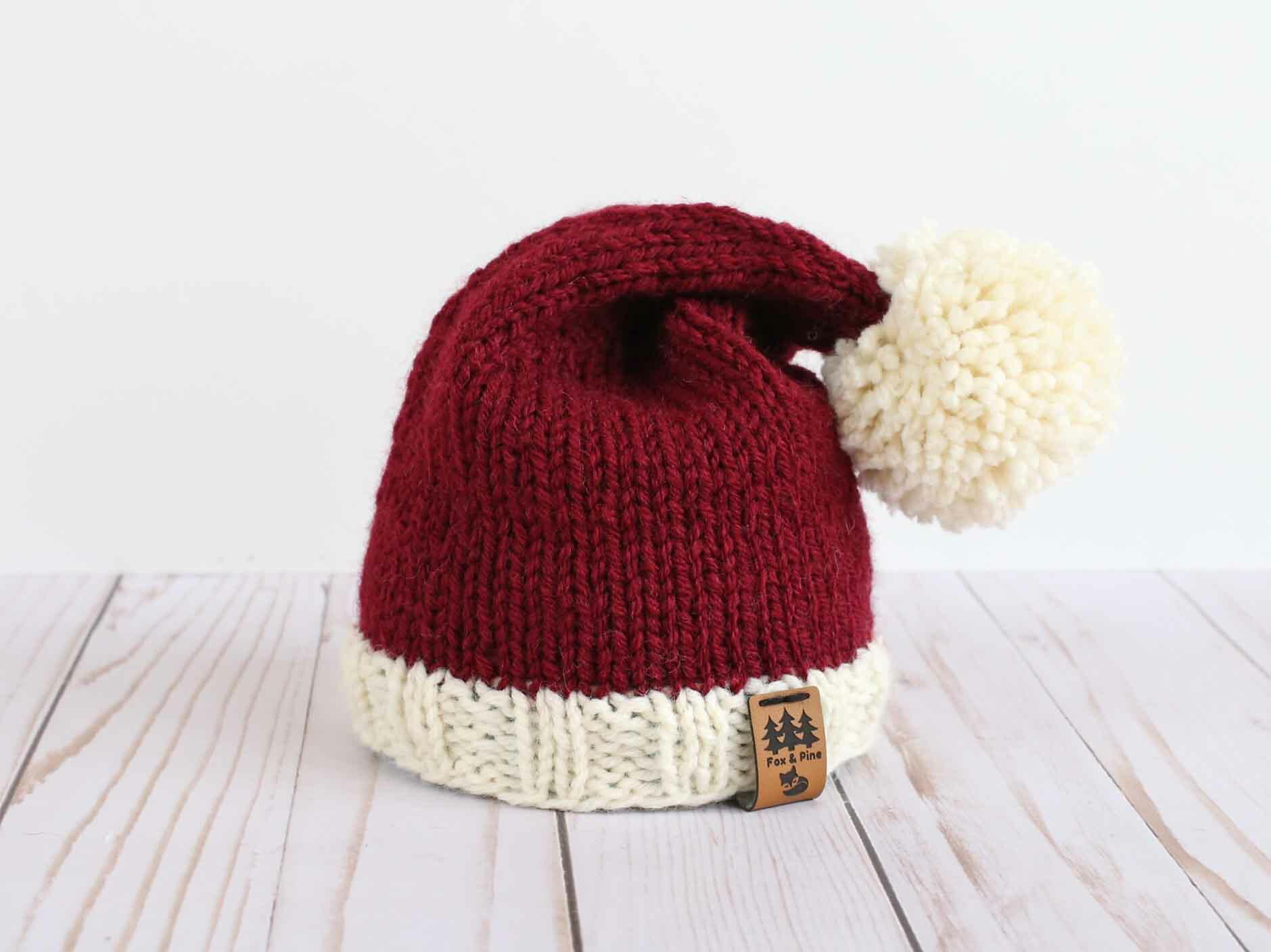 Classic Santa Stocking Cap Christmas Hat | FaveCrafts.com
