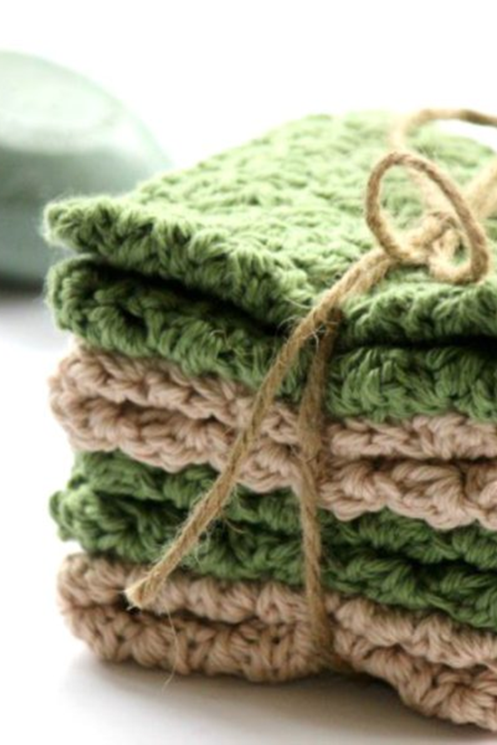 Crochet Easy Textured Cotton Washcloth | AllFreeCrochet.com