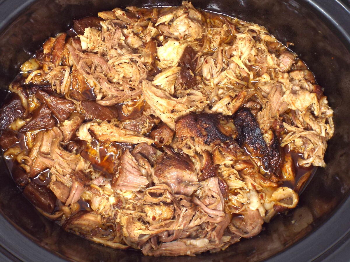 Slow Cooker Spicy Pineapple Pulled Pork | AllFreeSlowCookerRecipes.com