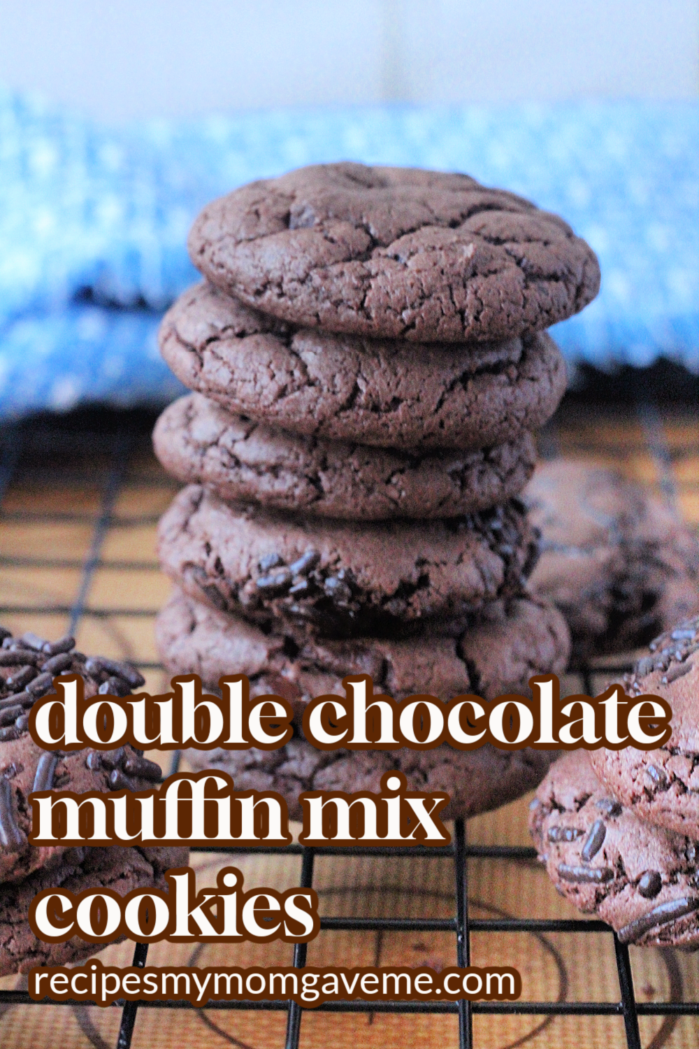 Double Chocolate Muffin Mix Cookies | RecipeLion.com