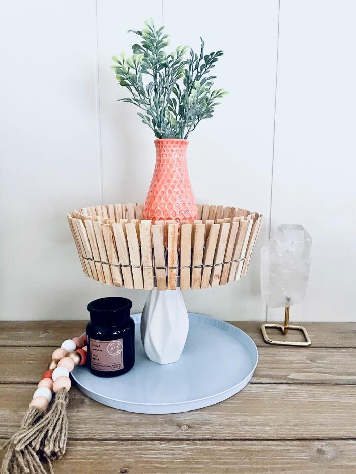 Diy Dollar Tree Tiered Tray | CheapThriftyLiving.com