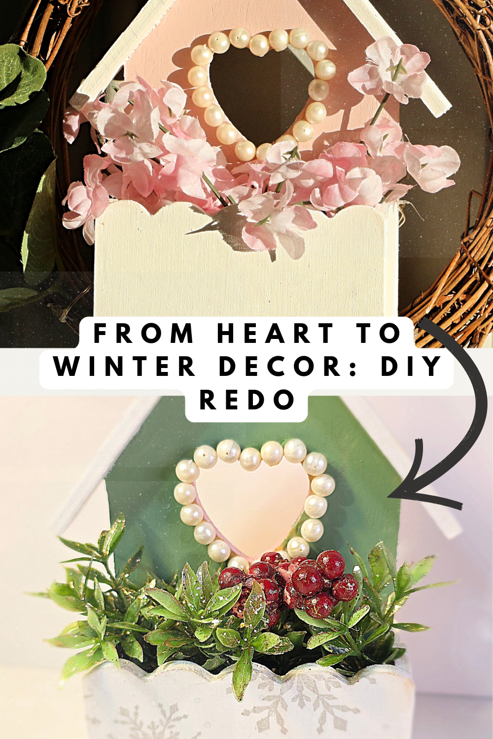 Cozy Diy: Heart Decor Gets A Winter Refresh | FaveCrafts.com