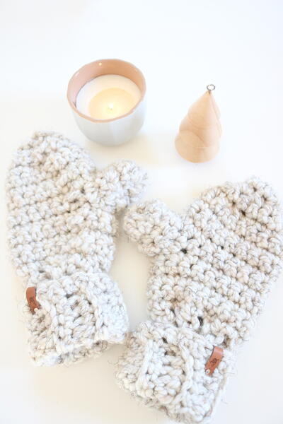 Wheat Mittens | AllFreeCrochet.com