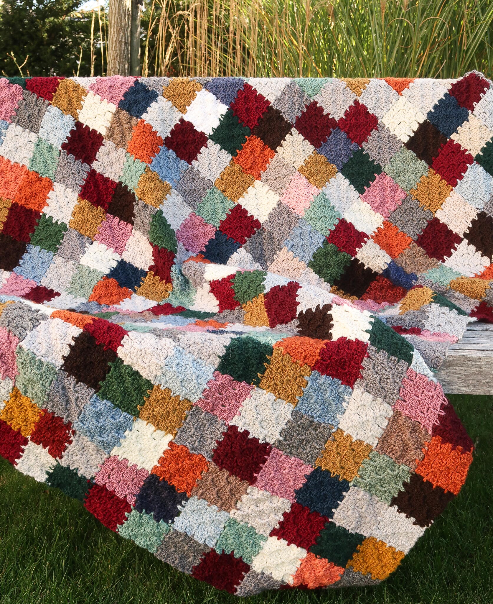 Bits And Blocks Blanket | FaveCrafts.com
